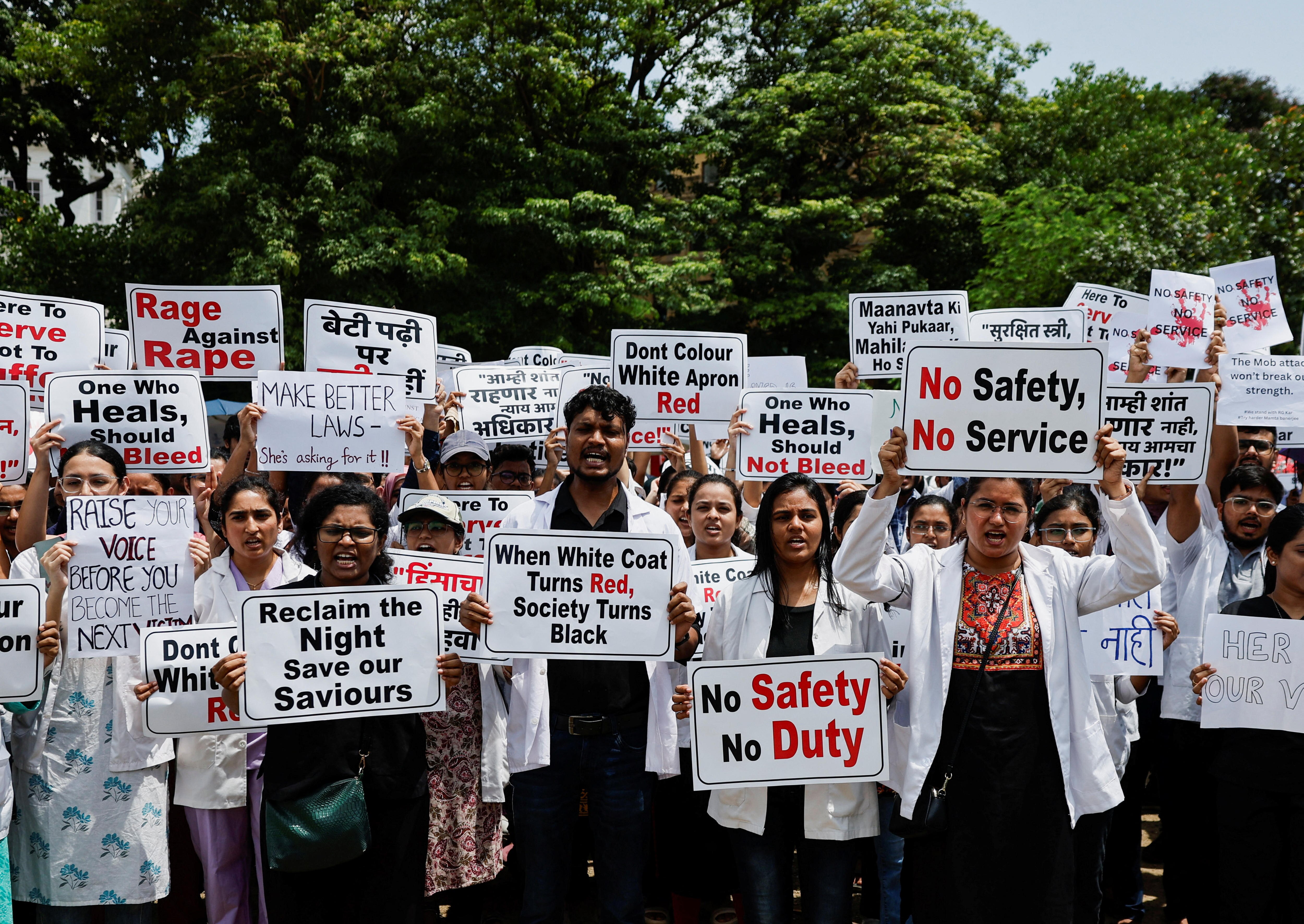 Doctors start 24-hour shutdown in India as protests continue over ...