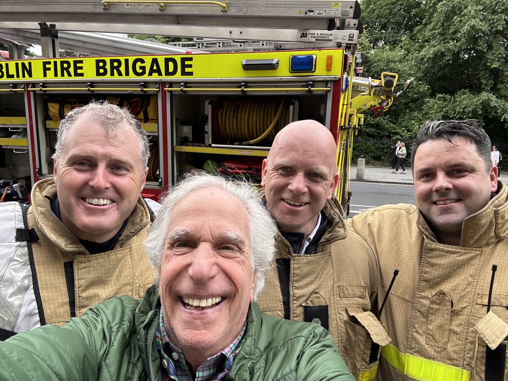 Happy Days star Henry Winkler praises Irish firefighters after ...