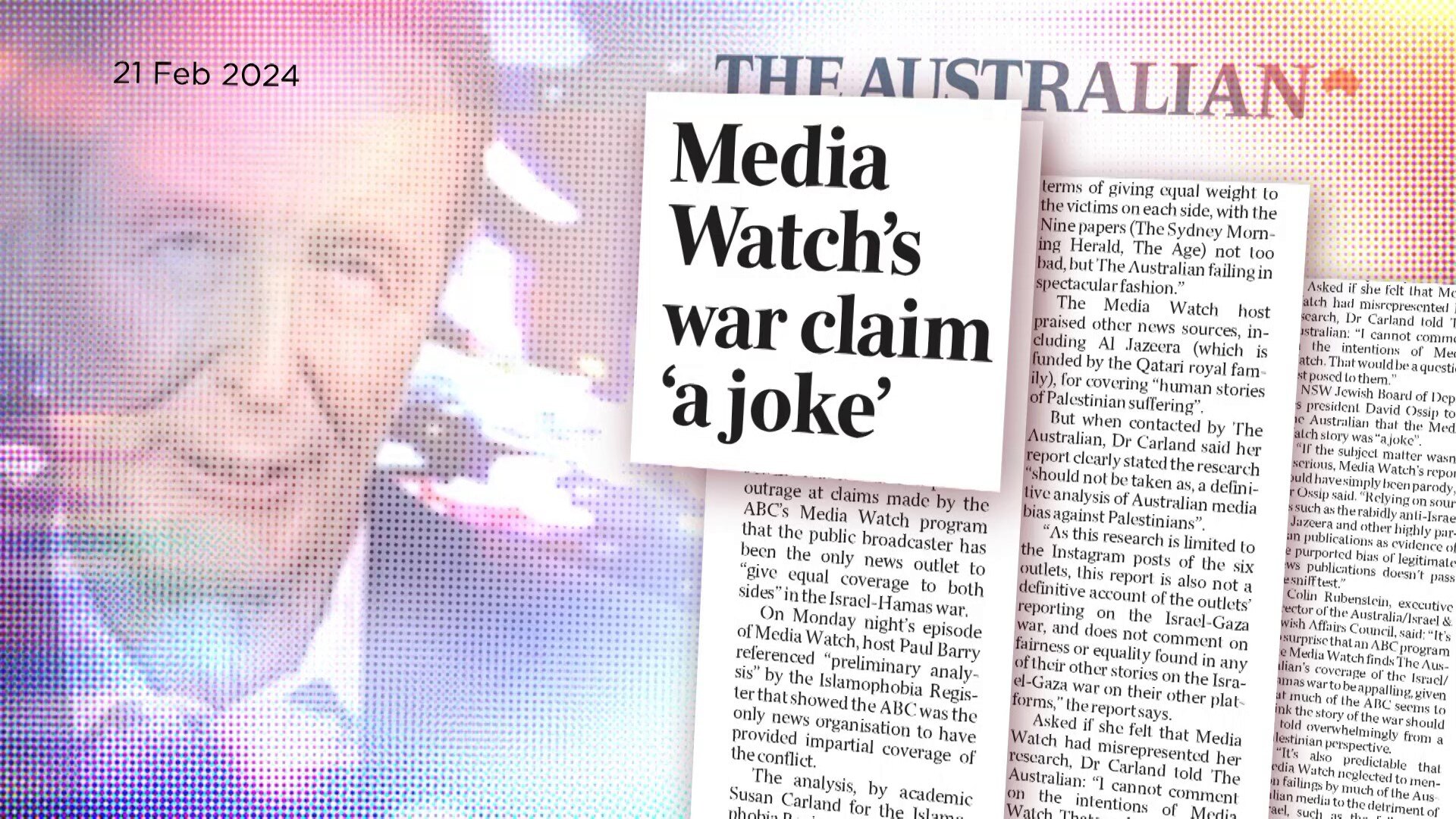 Correcting The Australian - Media Watch