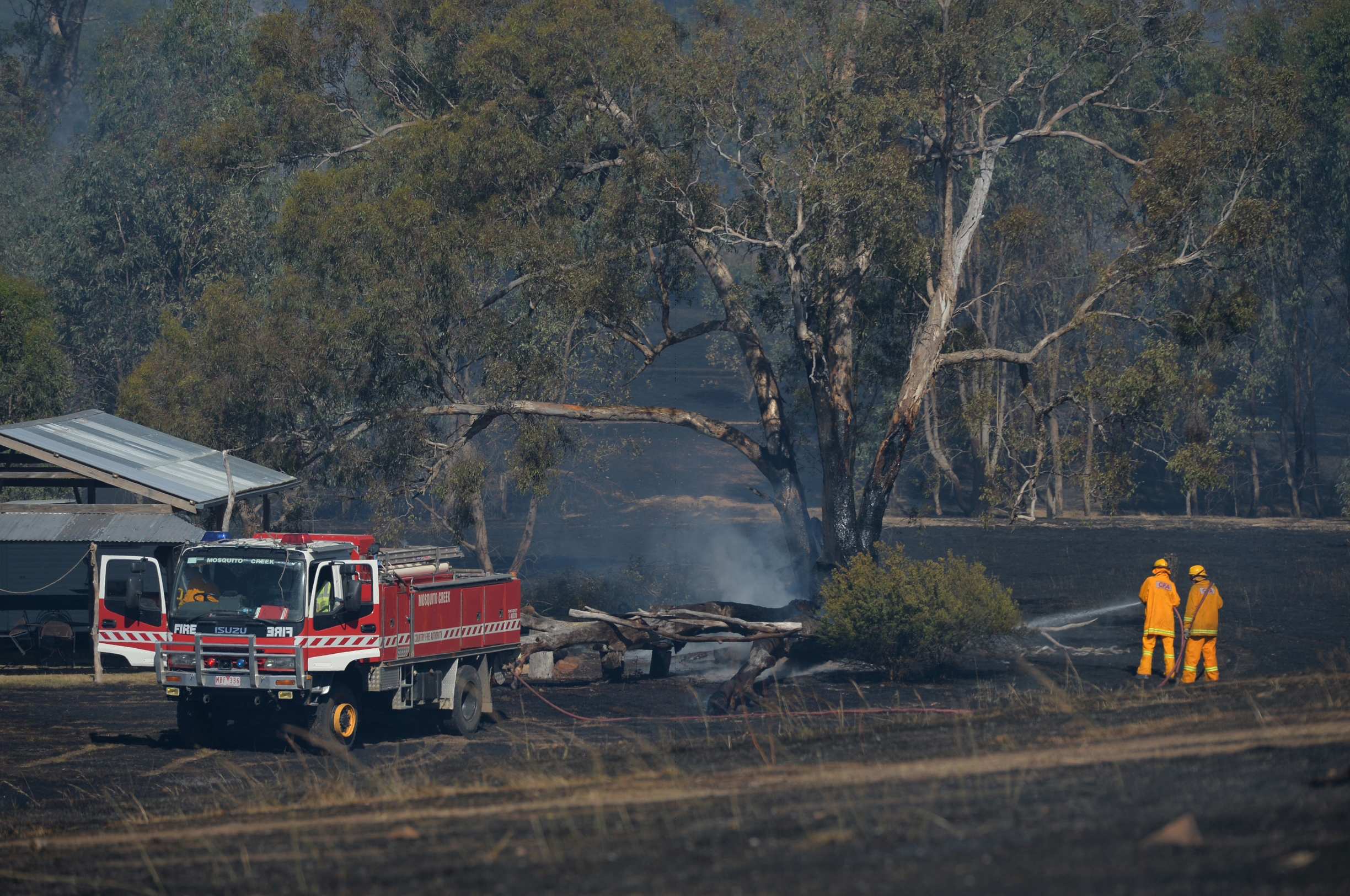 Authorities stop the spread of central Victoria bushfire - ABC News
