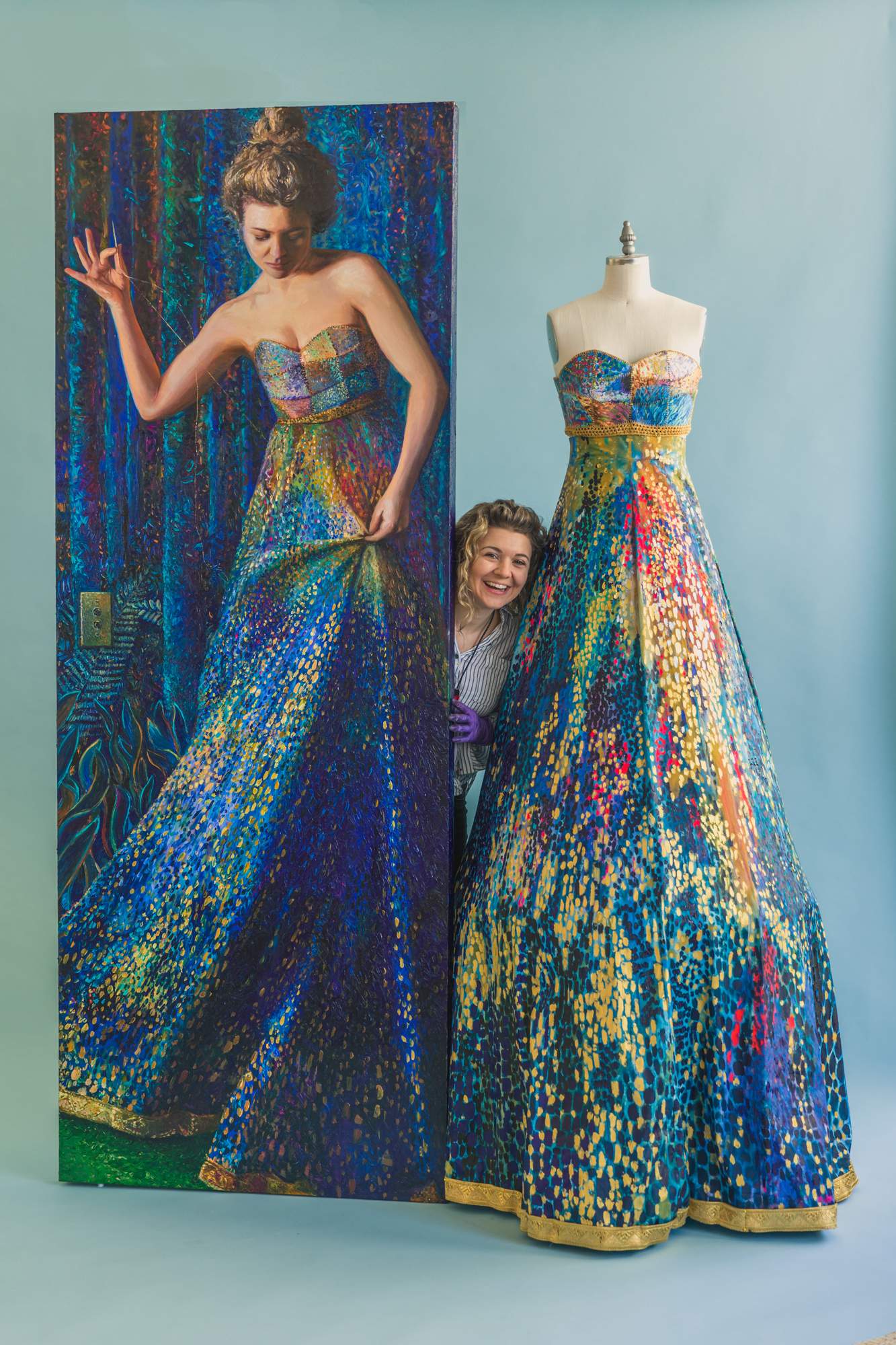 Iris Scott proves finger painting is so much more than child's play ...