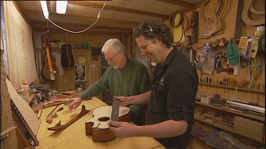 Passing on the craft of guitar making - ABC News