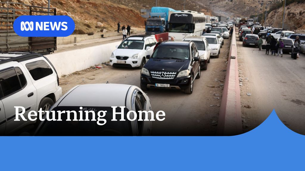 Syria-Lebanon border crossing congested as people rush home - ABC News