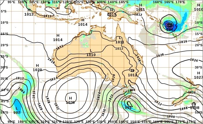 Moderate chance of early tropical cyclone forming in Coral Sea off ...