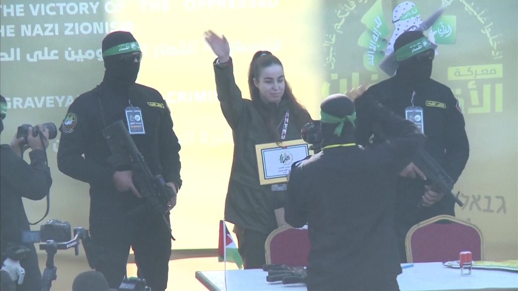 Female Israeli soldier released from captivity in Gaza - ABC News