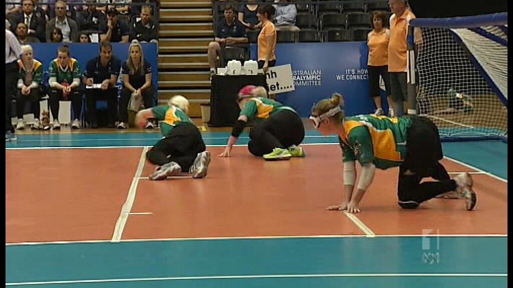 Goalball team readies for Games - ABC News