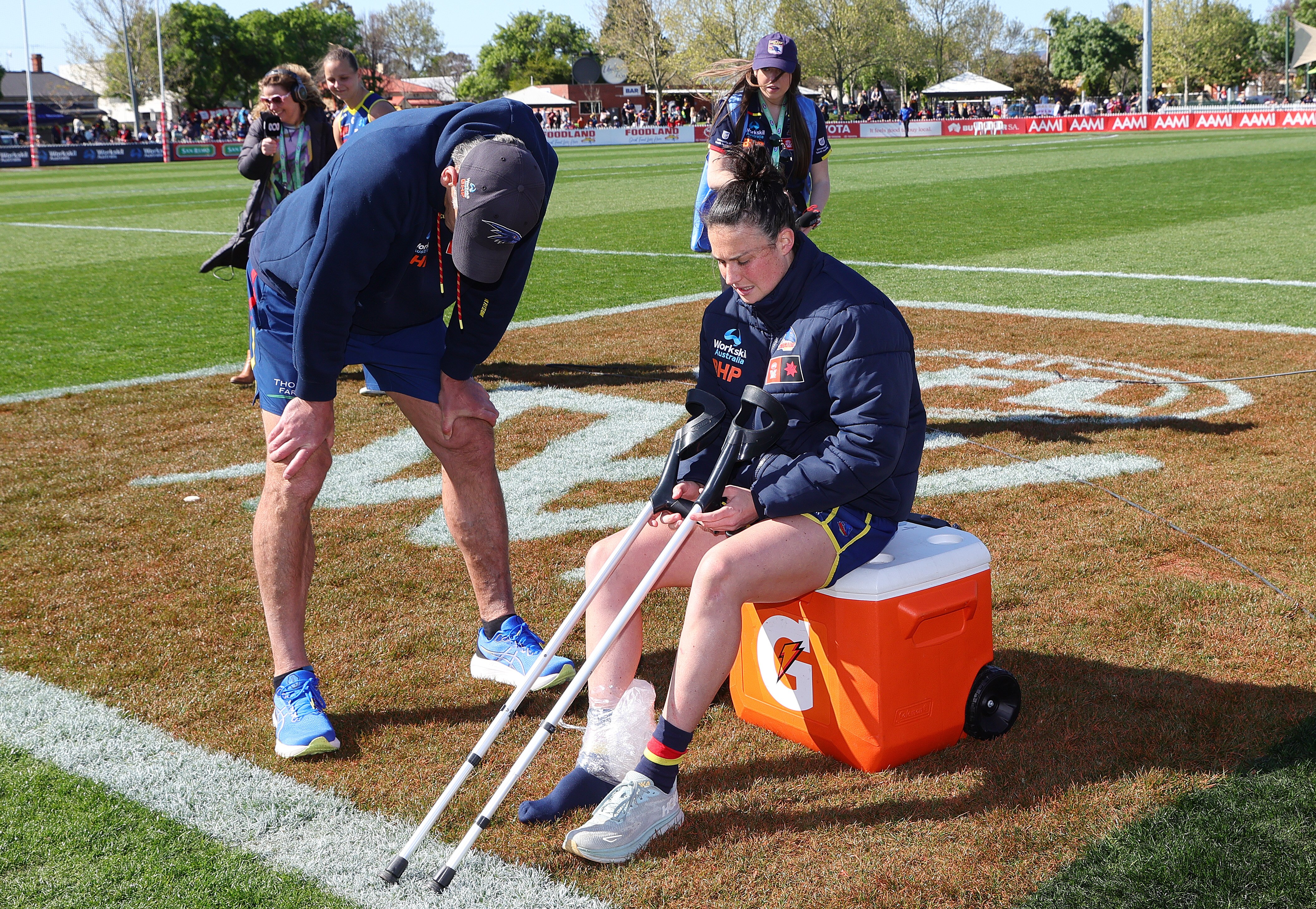 Adelaide's Eloise Jones and Western Bulldogs' Ellie Blackburn to miss ...