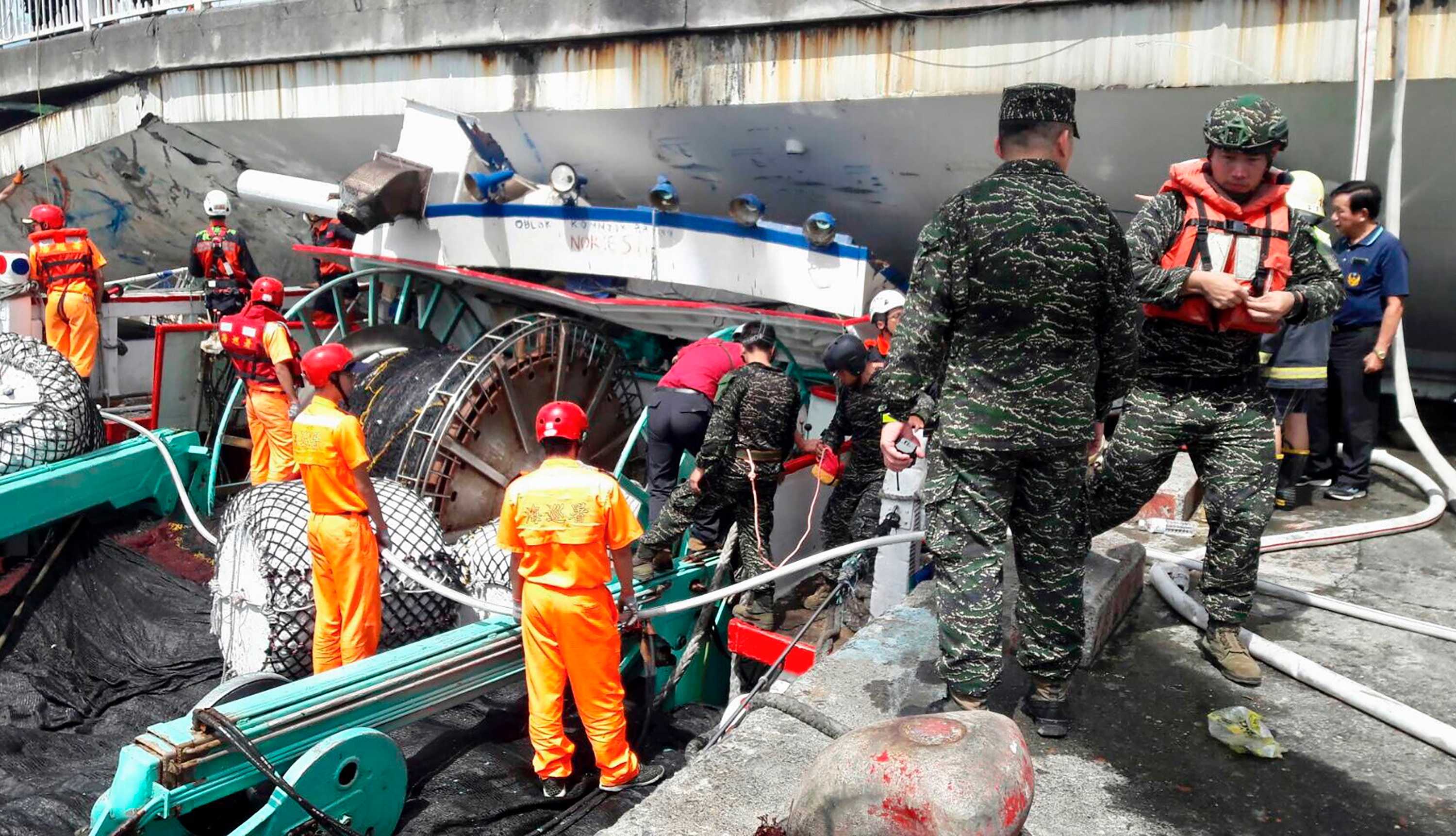 Four dead and two missing after Taiwan bridge collapse, with 10 ...