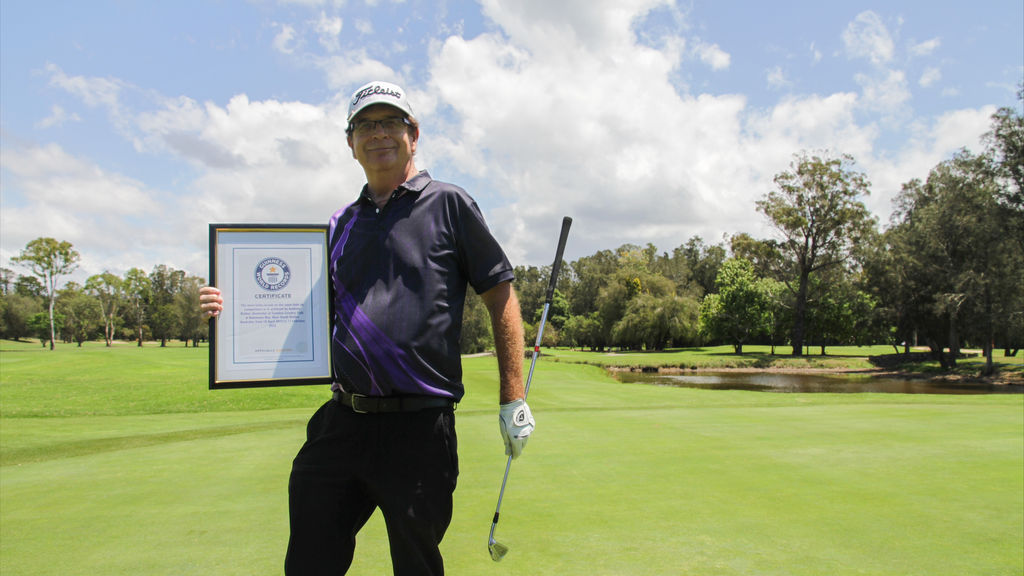 NSW golfer hits world record four holes in one on same hole - ABC News