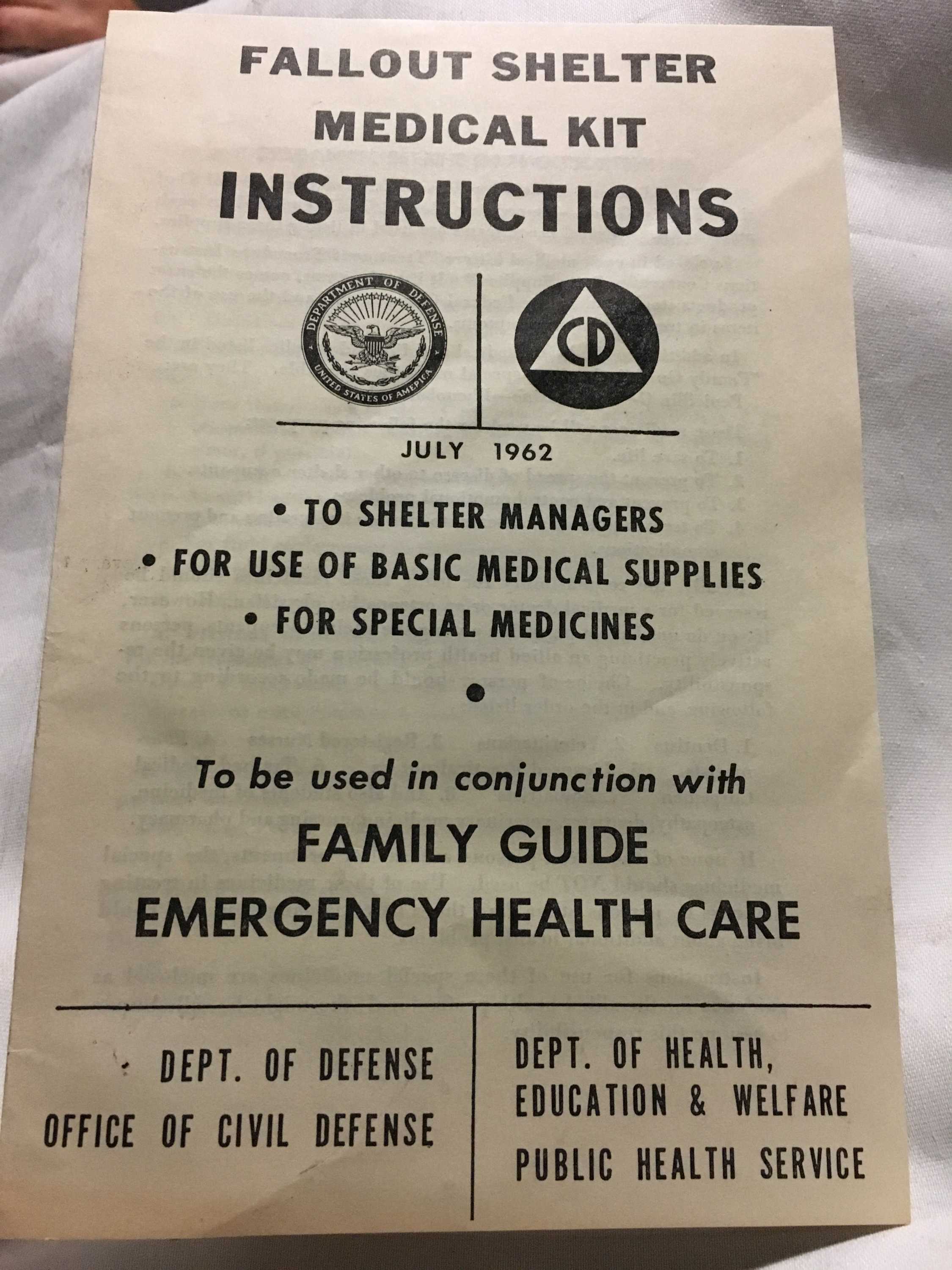 Cold War-era kits on surviving nuclear fallout unearthed by historian ...