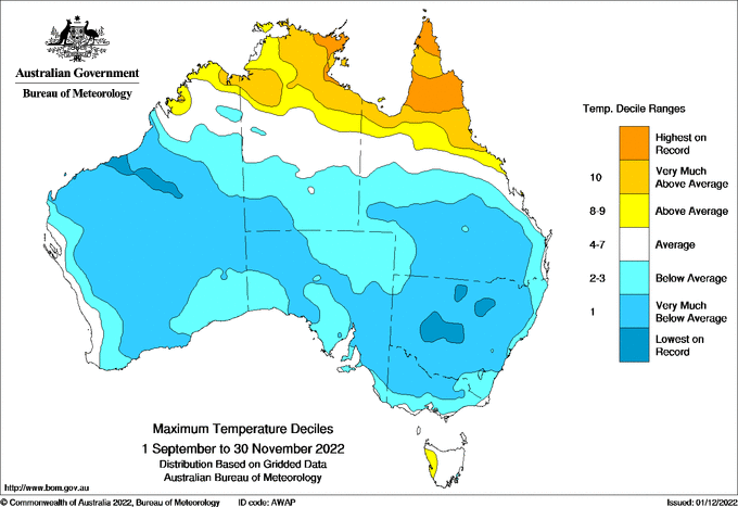 Western Australia's spring weather was cool and wet, but Perth and the ...