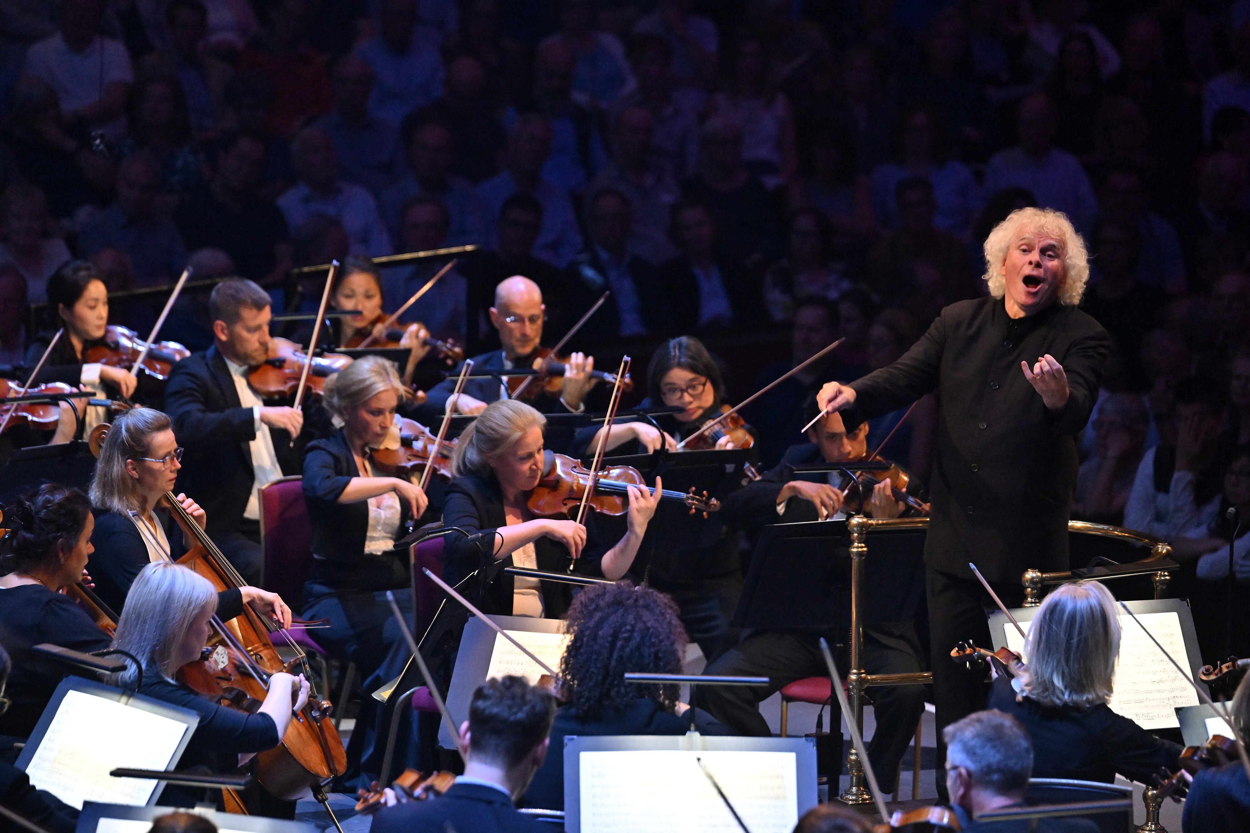 BBC 2023 — Sir Simon Rattle conducts Mahler's Ninth and Poulenc's ...