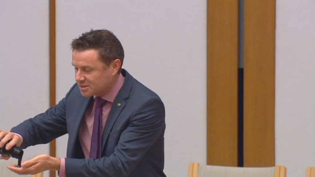 Andrew Laming ejected from Parliament after pouring fuel on himself in ...