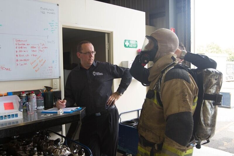 Firefighters face rapid weight loss and overheating while battling ...
