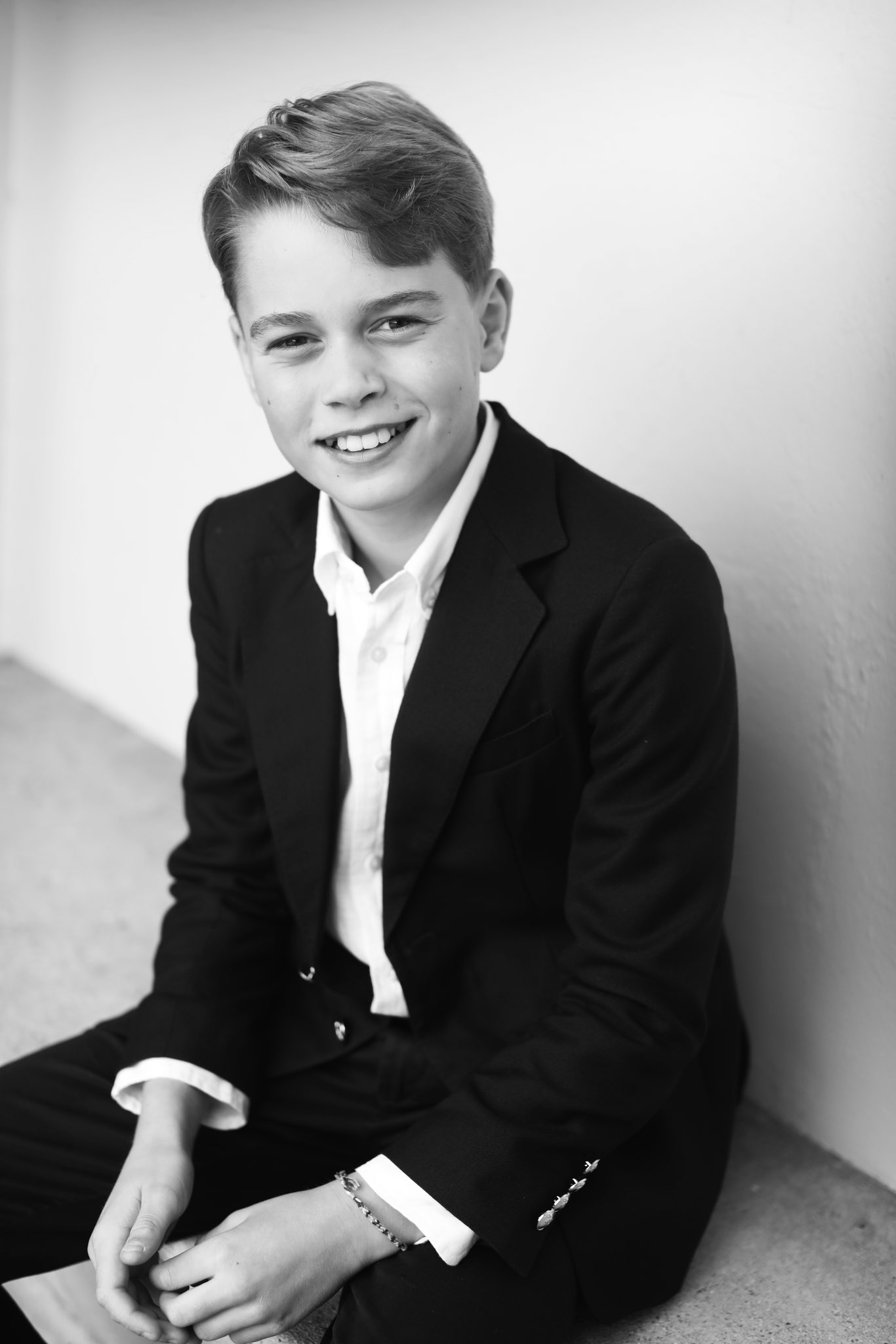 Prince George smiles in newly released photograph, taken by Kate ...