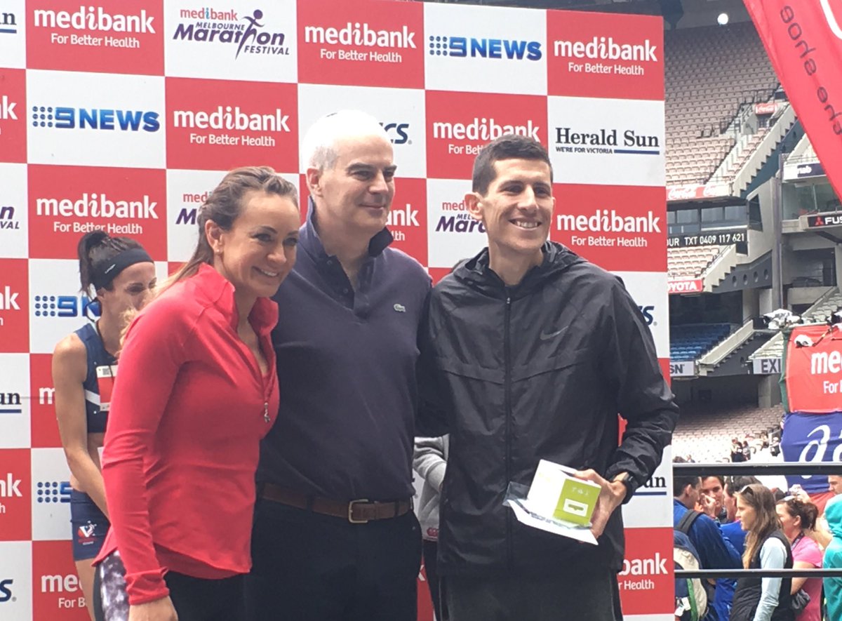 Melbourne marathon runner 'stoked to win' first race - ABC News