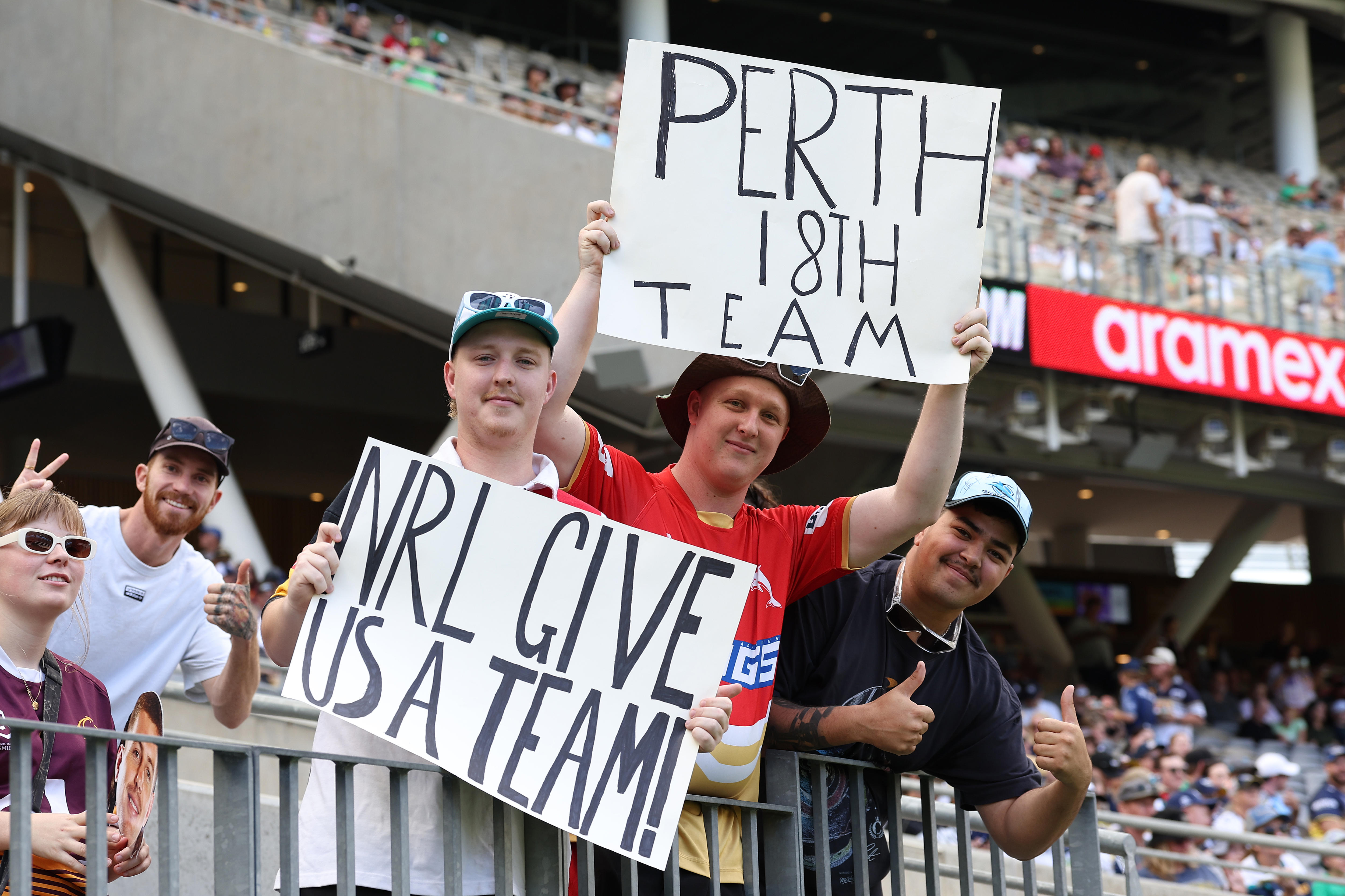 WA premier Roger Cook flags positive talks on Perth team as he watches ...