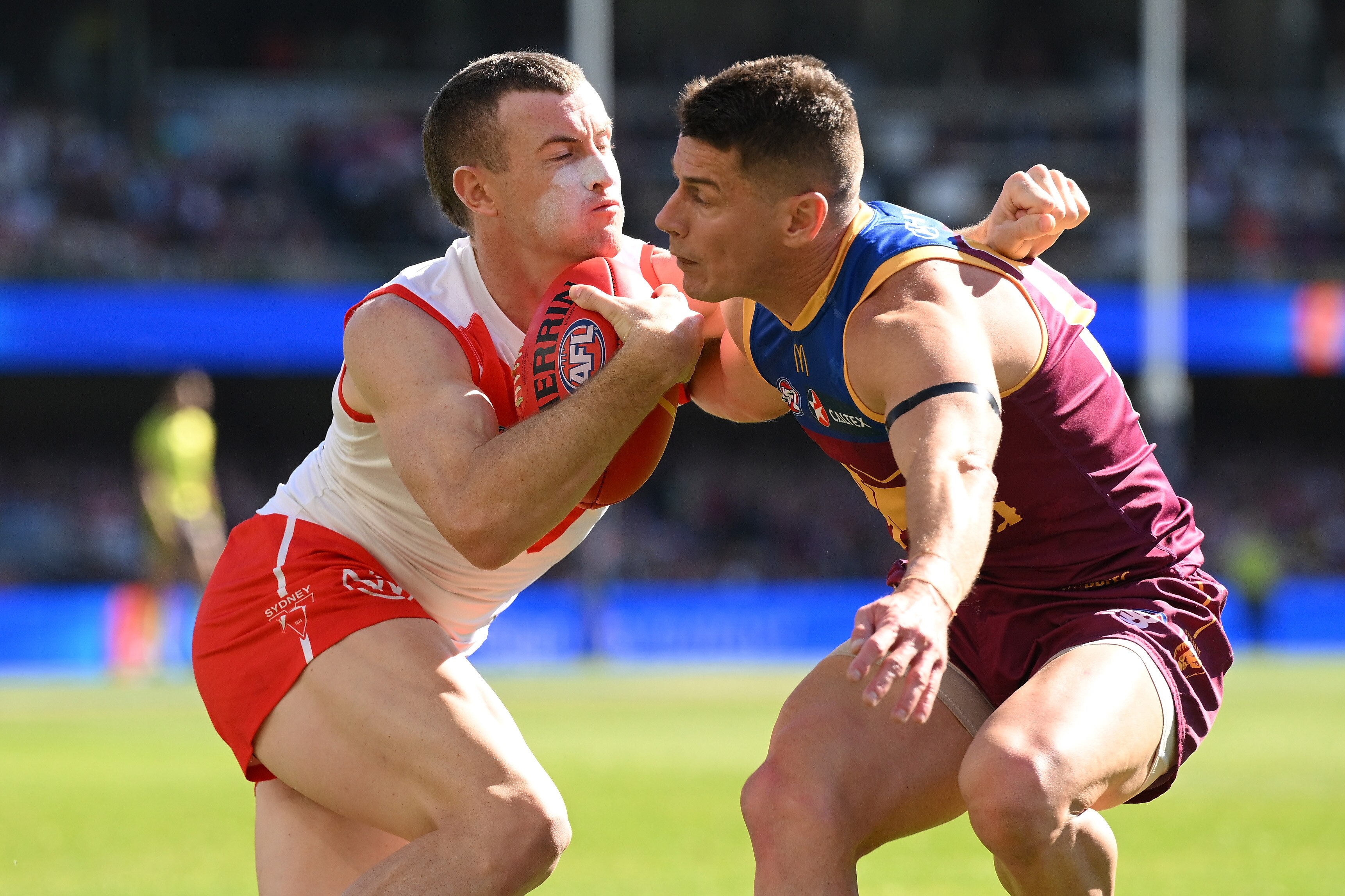 Lions score thrilling two-point AFL win over Swans as Blues and Dockers ...