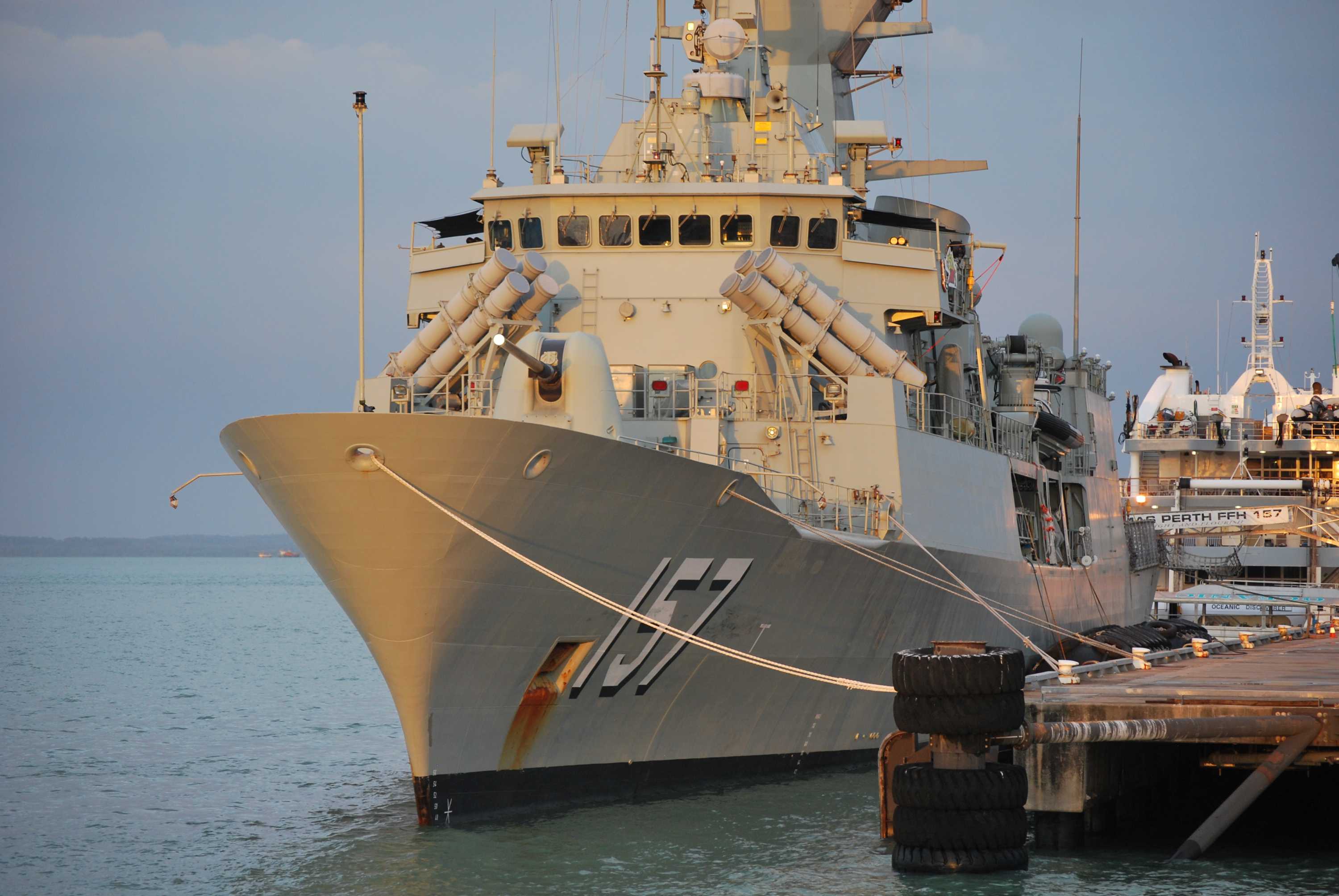 Government announces two new Navy supply ships to be built offshore. - ABC Radio