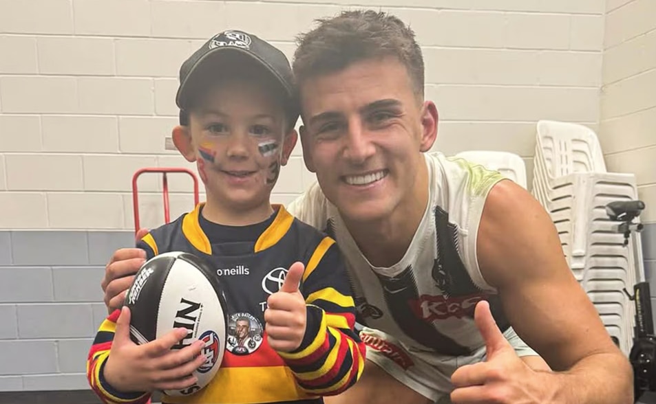 Collingwood legend suggests Taylor Walker's son is 'the smarter one ...