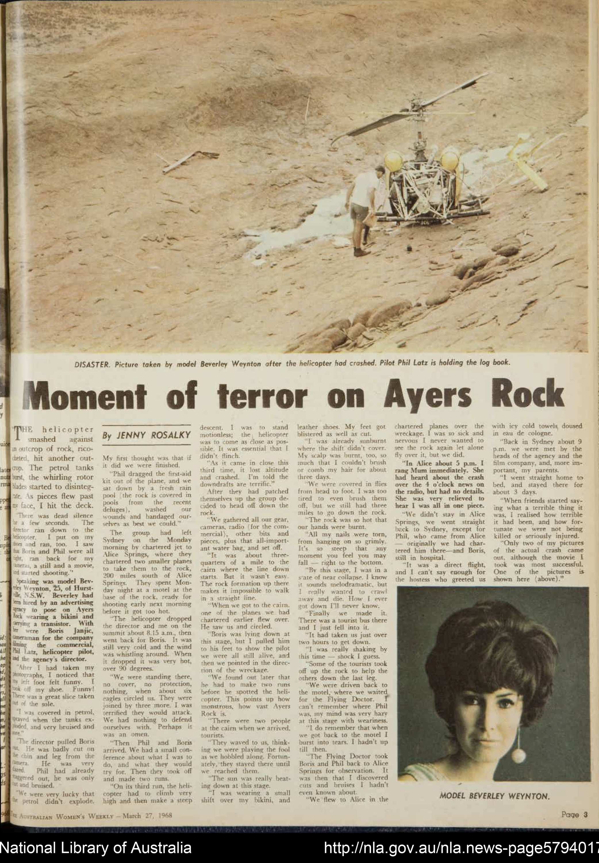 Uluru helicopter crash survivors recall harrowing moments before impact ...
