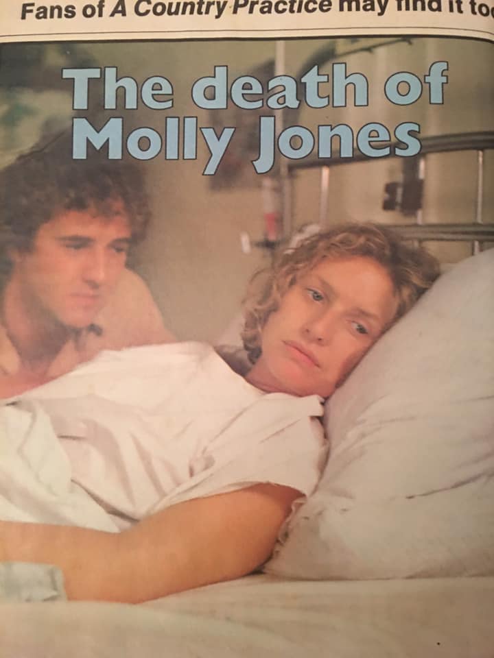 Molly's death scene on A Country Practice is iconic. Anne Tenney and ...