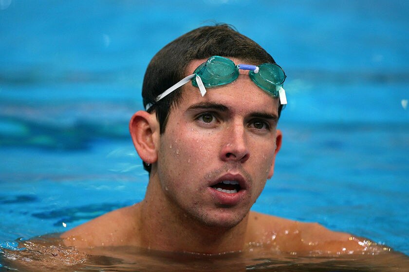 Swim team put through it's paces before Olympic Games. - ABC News