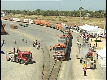 Train nears Darwin on historic journey - ABC News