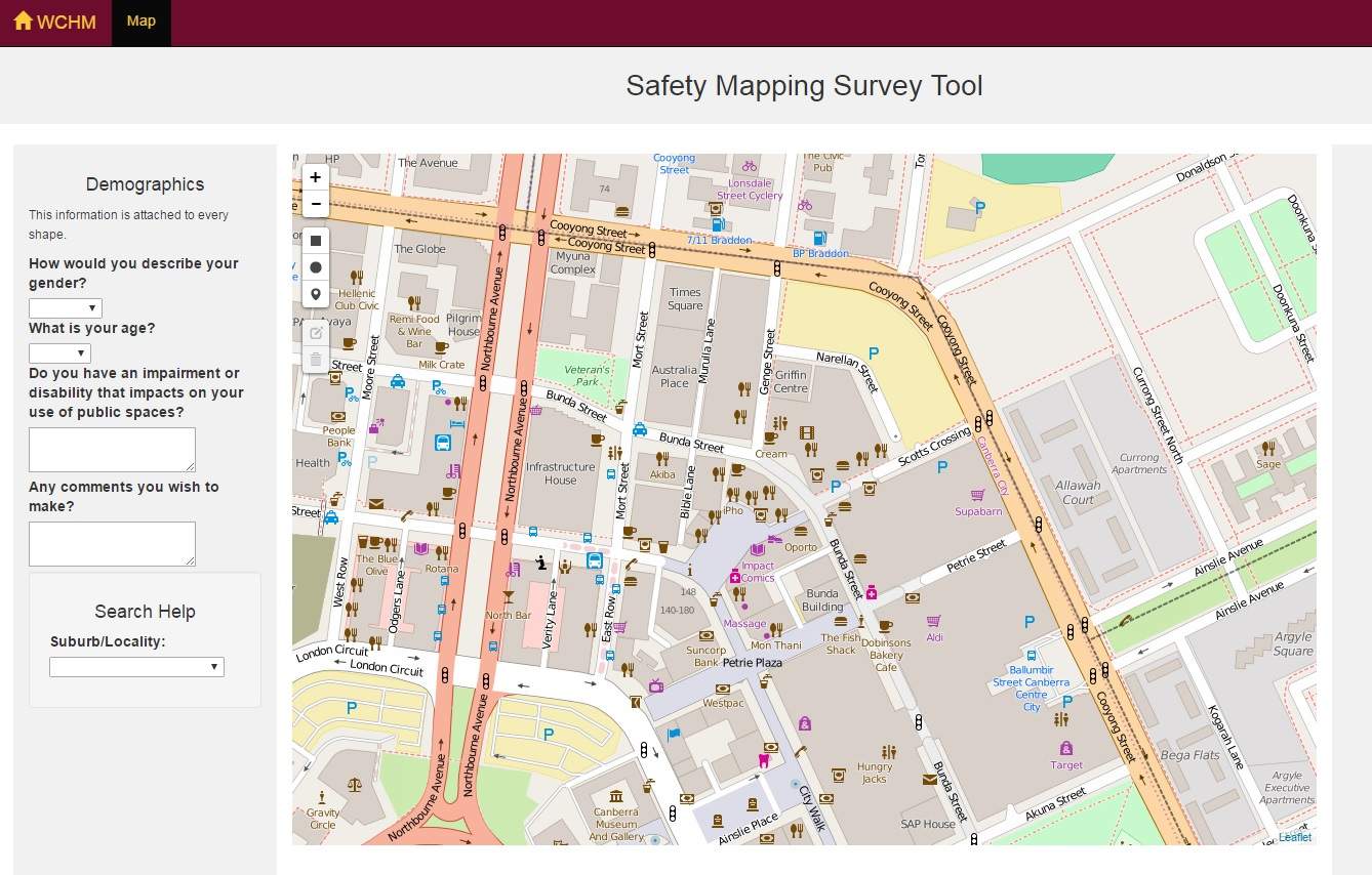Safety map launched in Canberra, collating points of concern for ACT ...