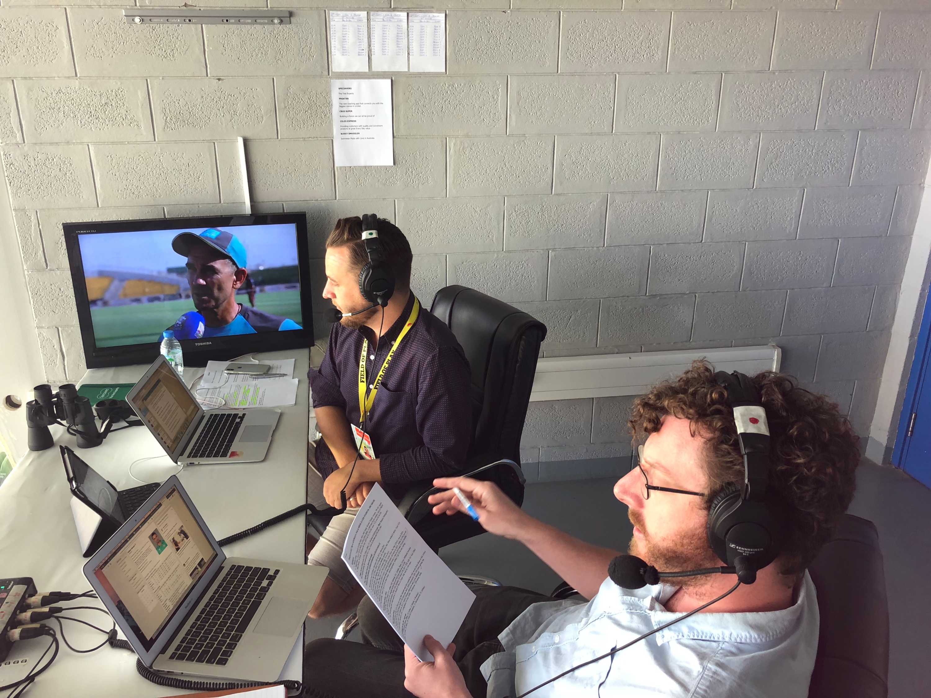 Why Adam Collins and Geoff Lemon risked a house deposit to broadcast a ...