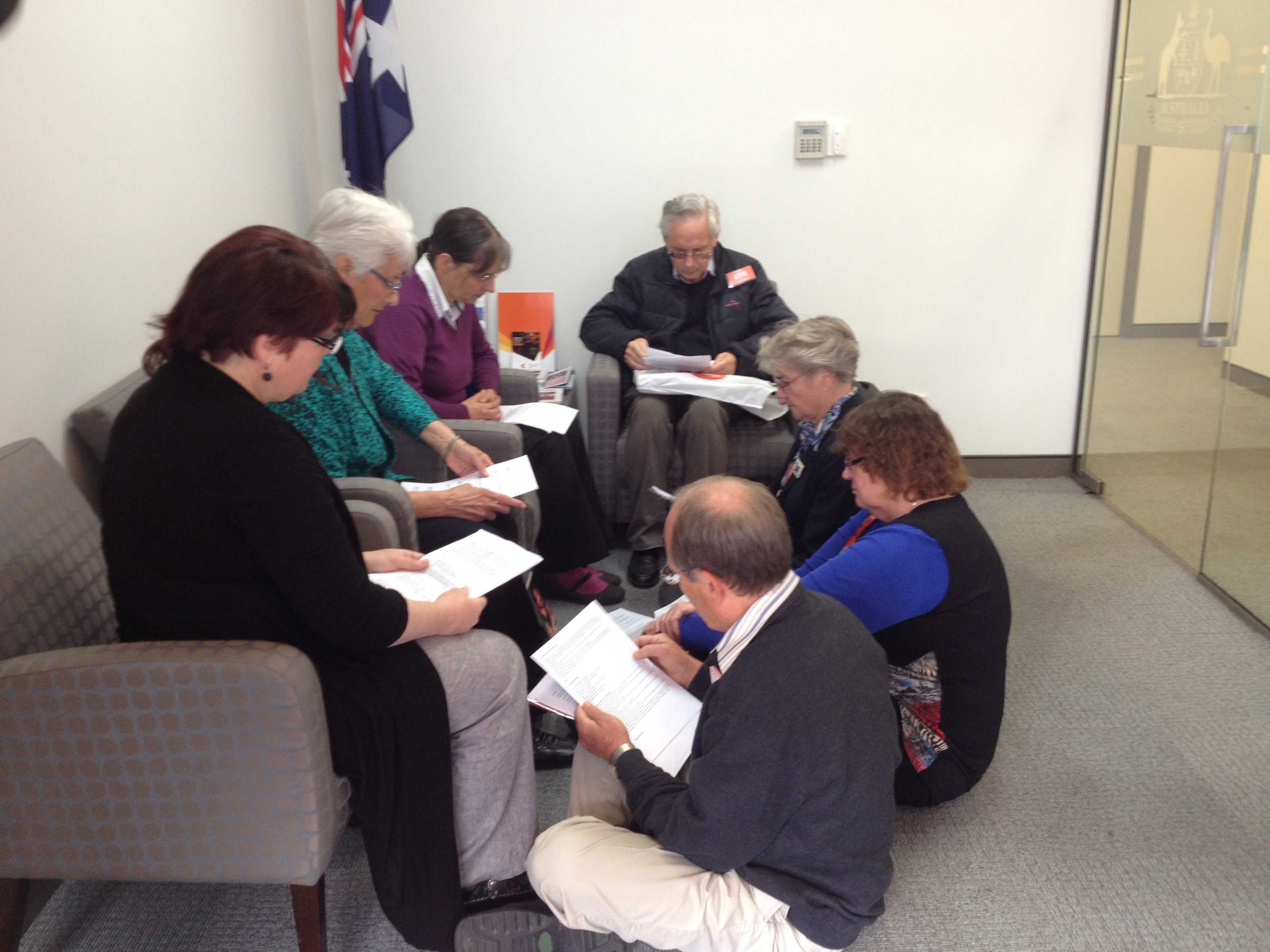 Christian protesters stage sit-in at MP Andrew Nikolic's office over ...