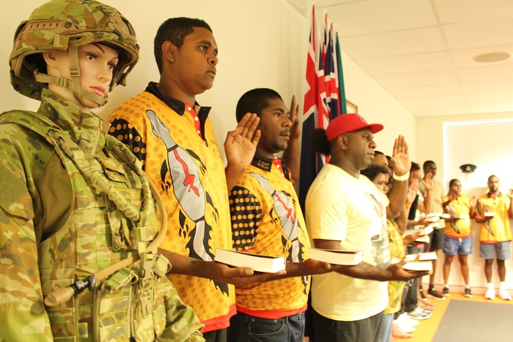 Remote Cape York community members enlist in army for first time in 100 ...