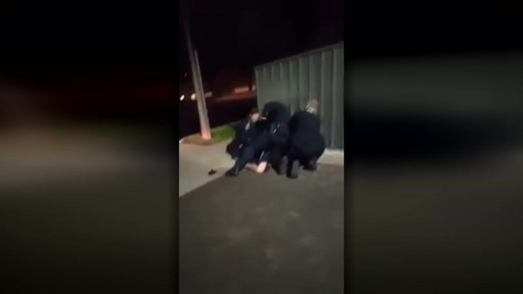Adelaide police officer appears to repeatedly strike Aboriginal man ...
