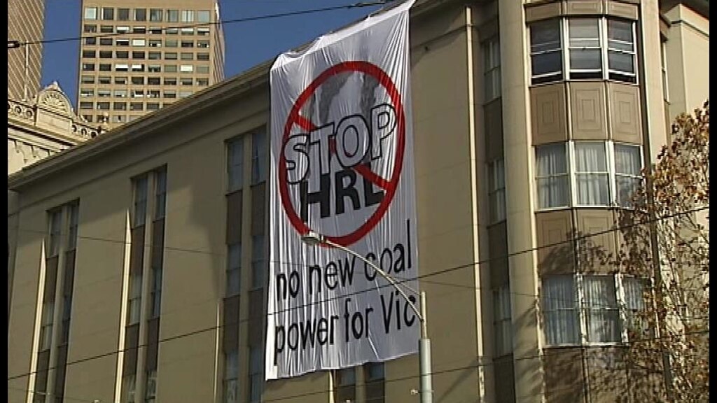 Protesters rally against power station - ABC News