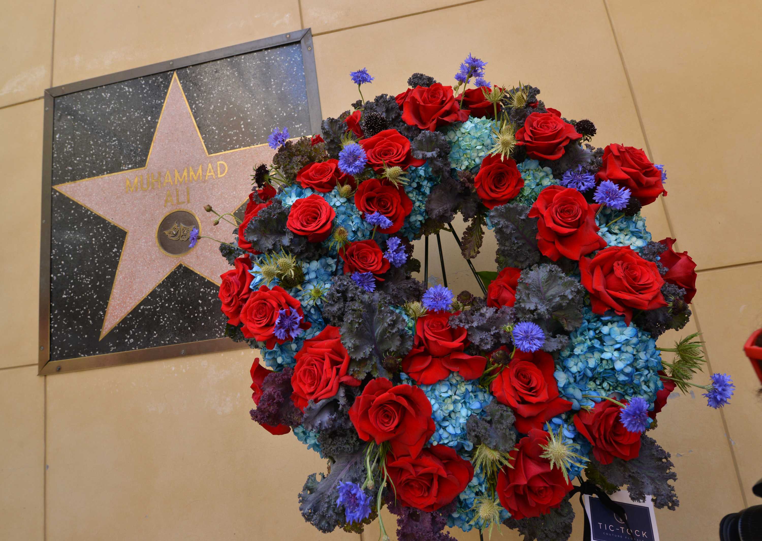 Muhammad Ali's star on Hollywood Boulevard becomes makeshift memorial ...