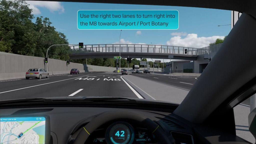 Travelling from the Anzac Bridge onto the M8 - ABC News