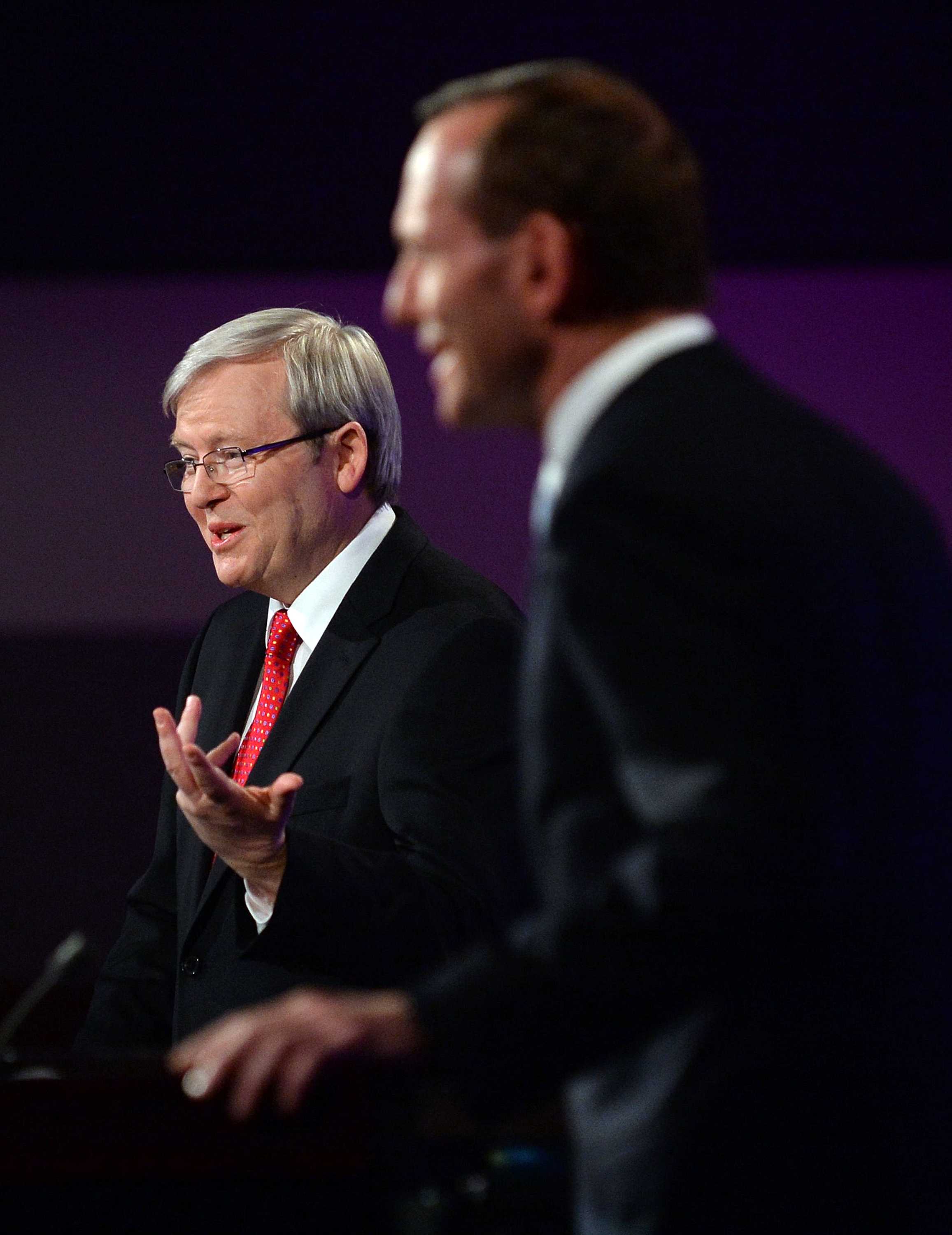 Federal Election: Kevin Rudd and Tony Abbott make their case in the ...