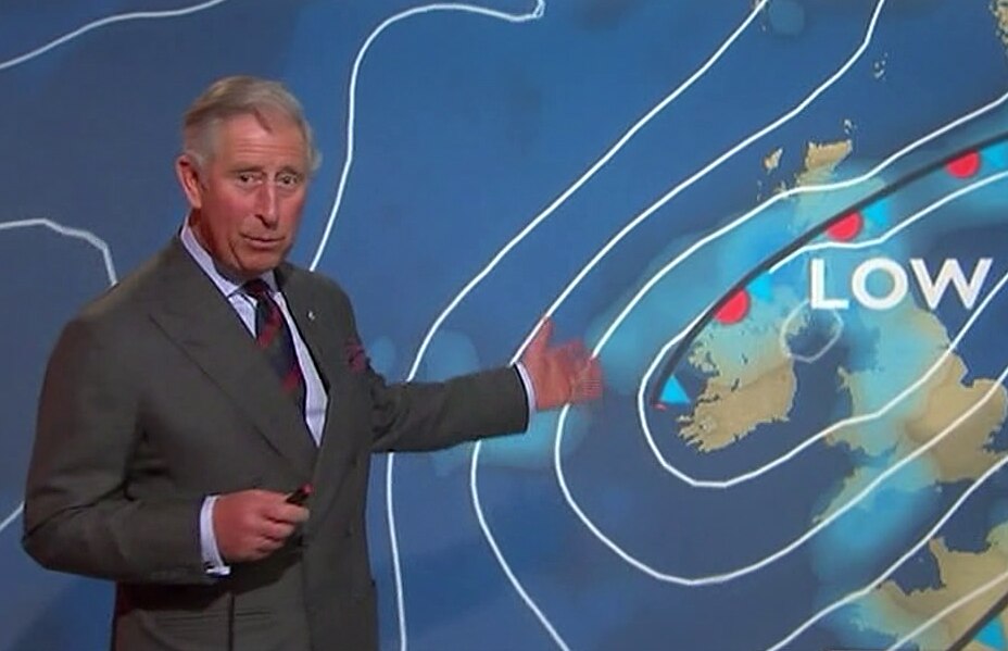 Prince Charles turns TV weatherman - ABC News