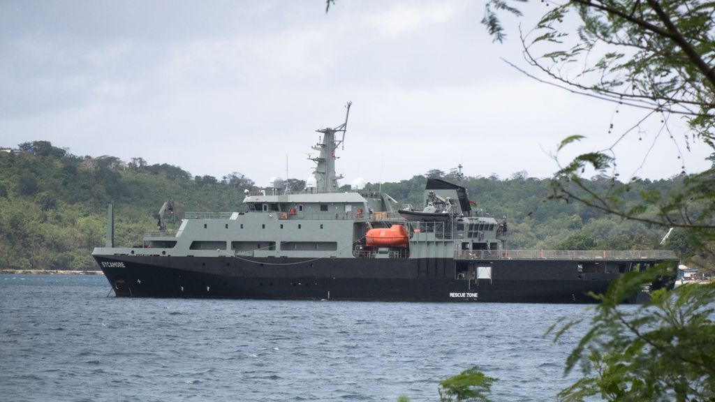 MV Sycamore at Port Vila, Vanuatu - ABC News