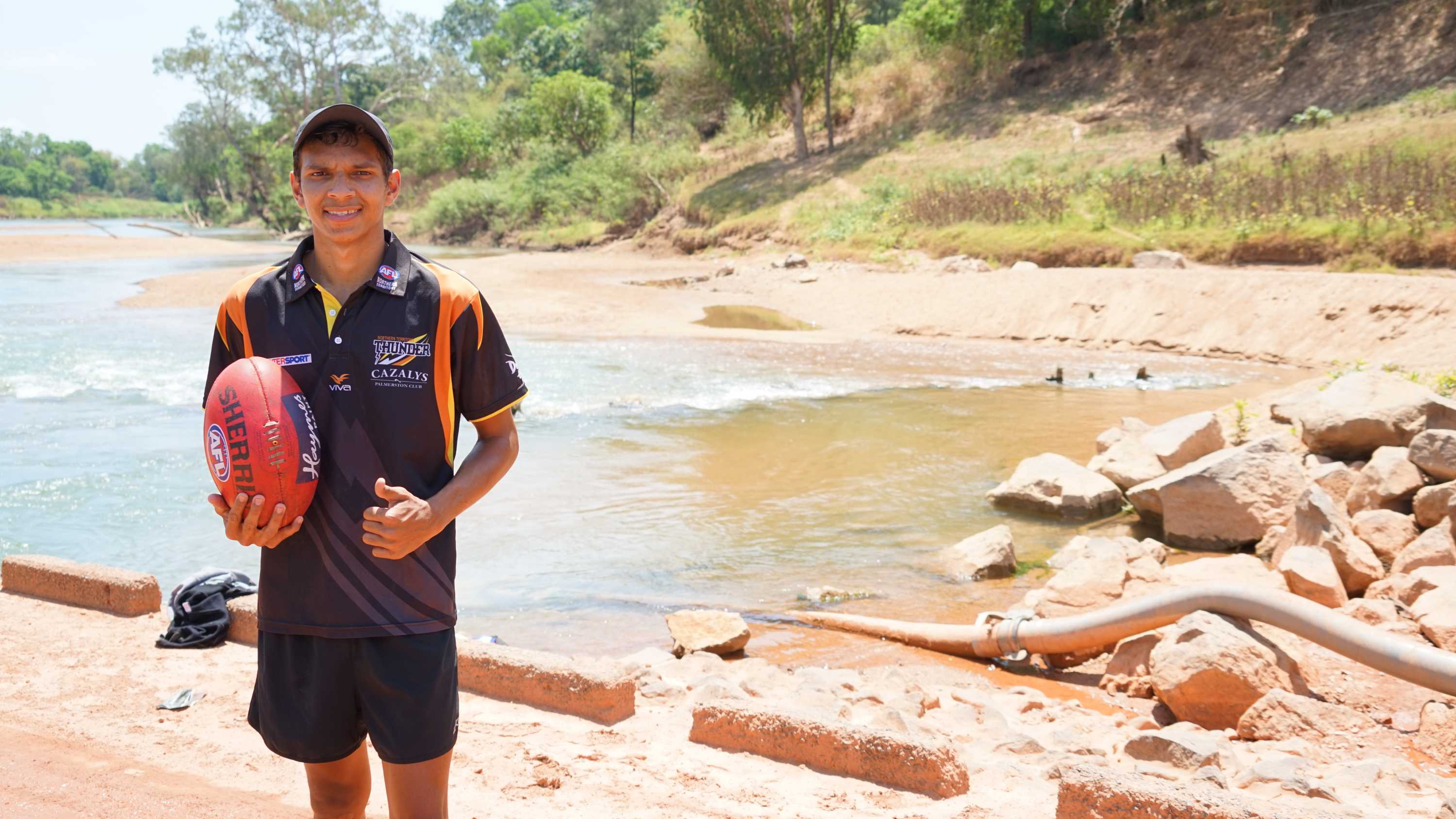 AFL draft prospect hopes to represent remote NT Aboriginal community on ...