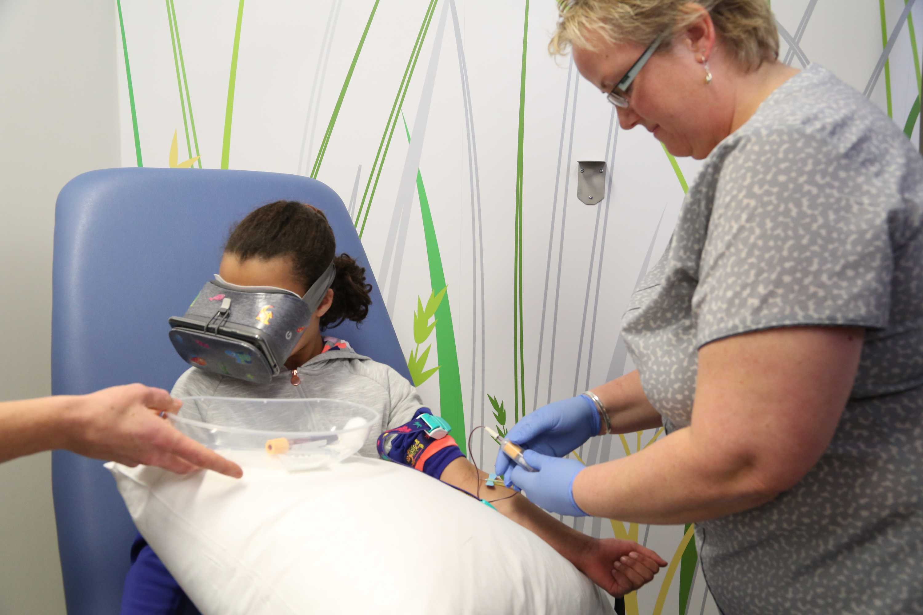 Virtual reality underwater world to be trialled to help children cope ...