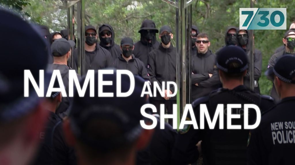 The risks of unmasking and shaming neo-Nazis - ABC News