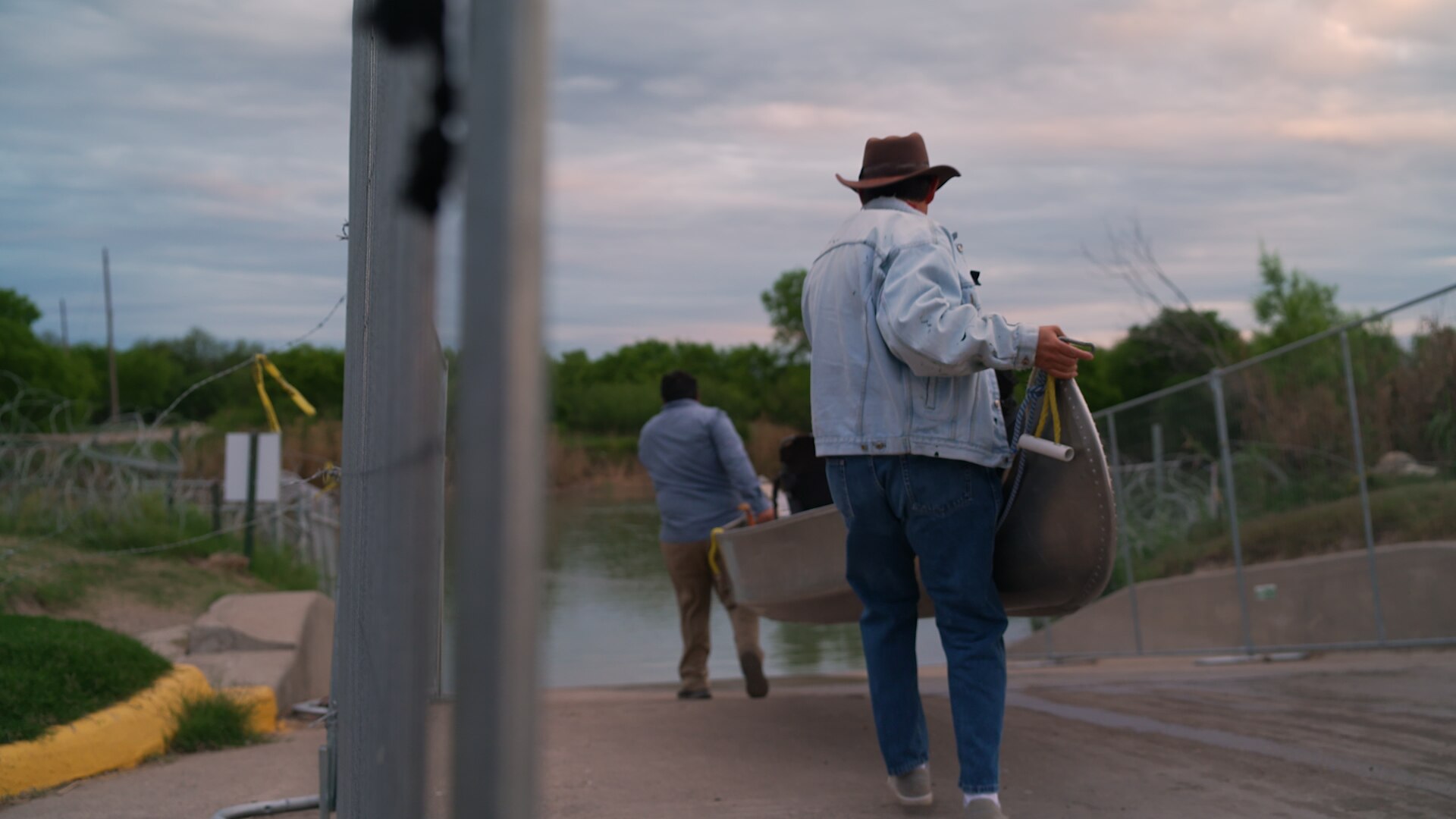 2. Canoe down ramp - ABC News