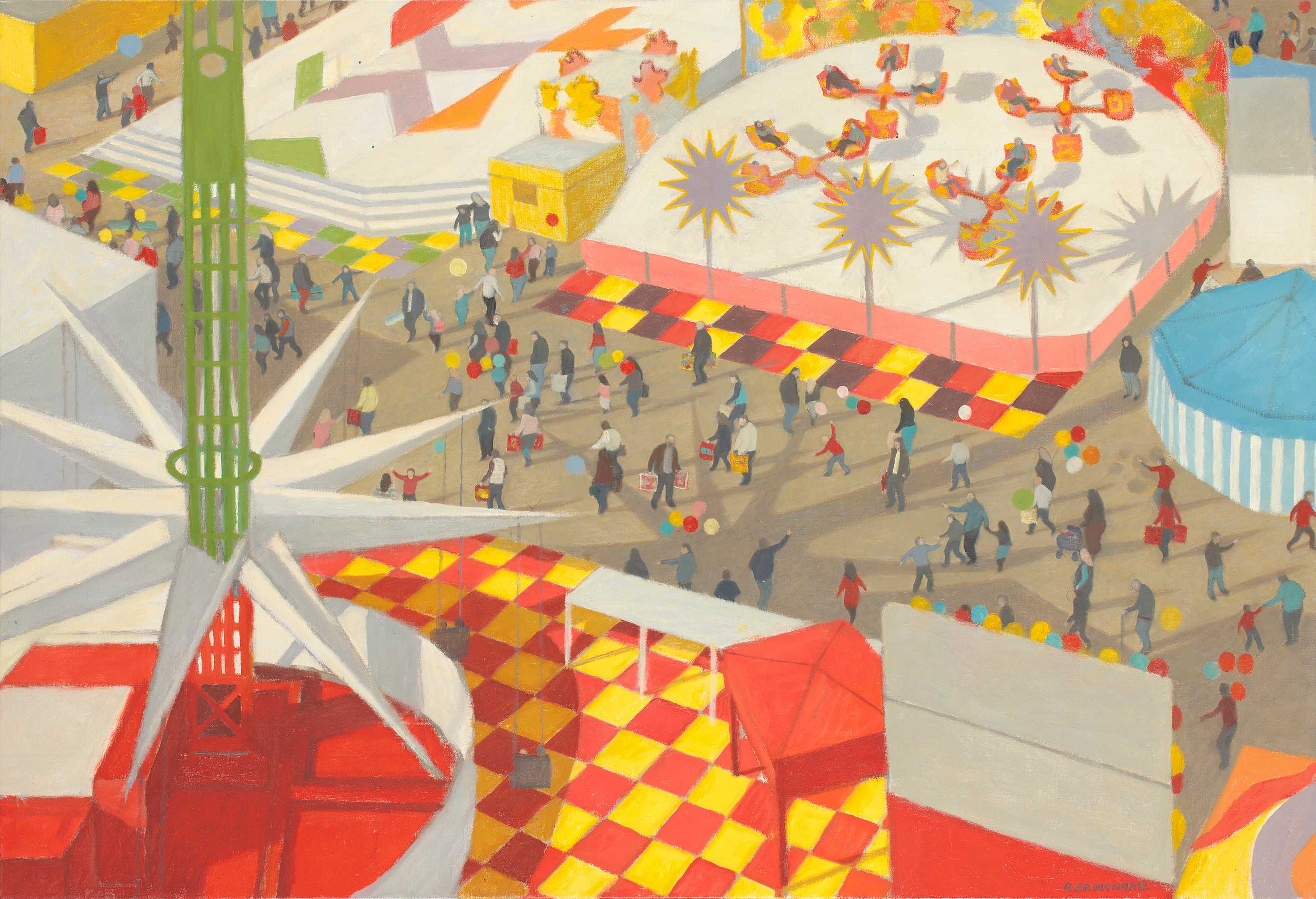 Artist Robert Brownhall captures essence of life in Brisbane - ABC News