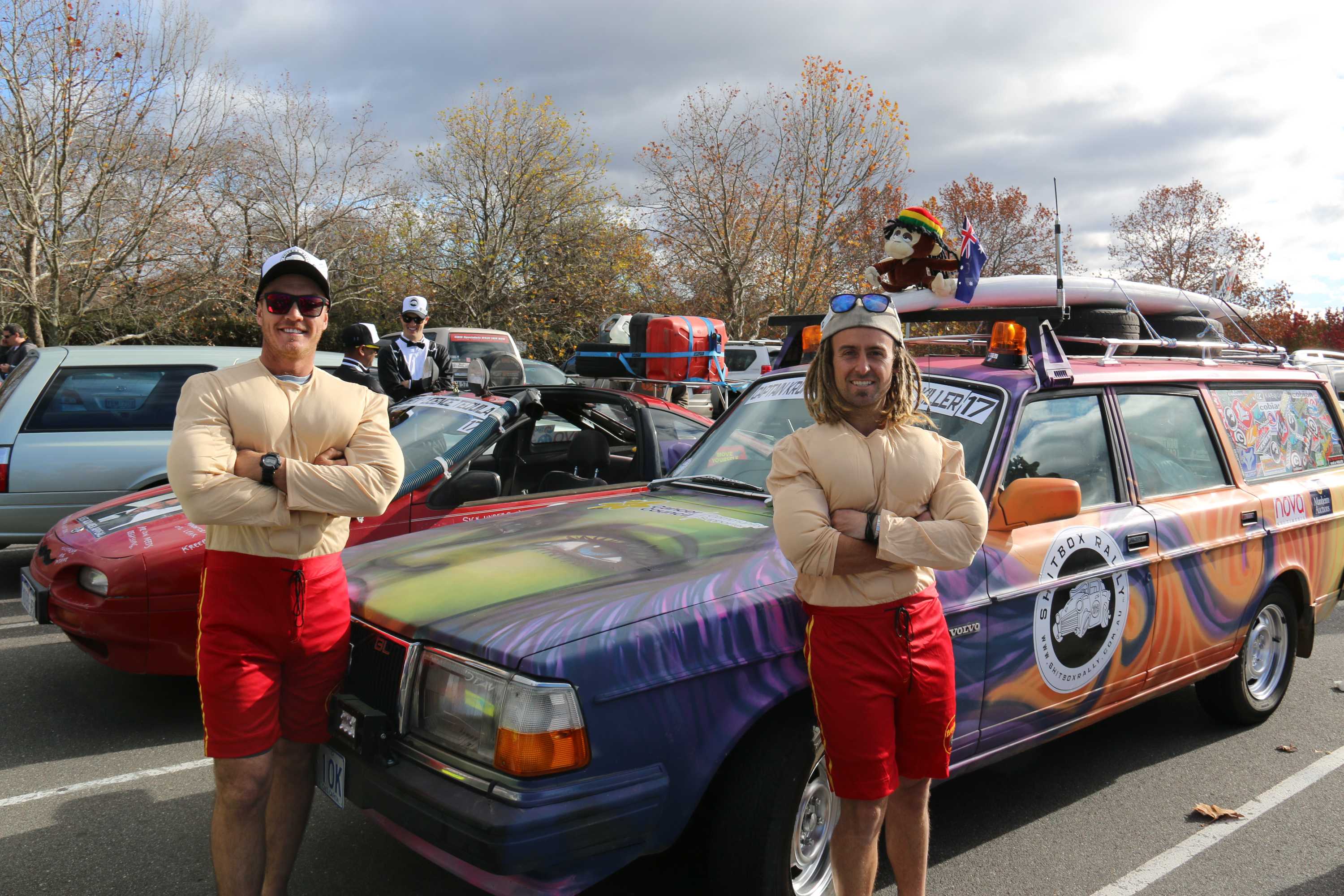 Shitbox Rally roars out of Canberra on cancer quest across Australia ...