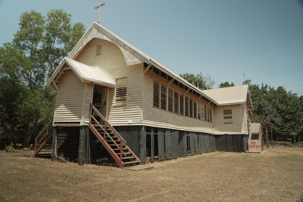 Campaign to save 80-year-old church on Tiwi Islands that fused ...