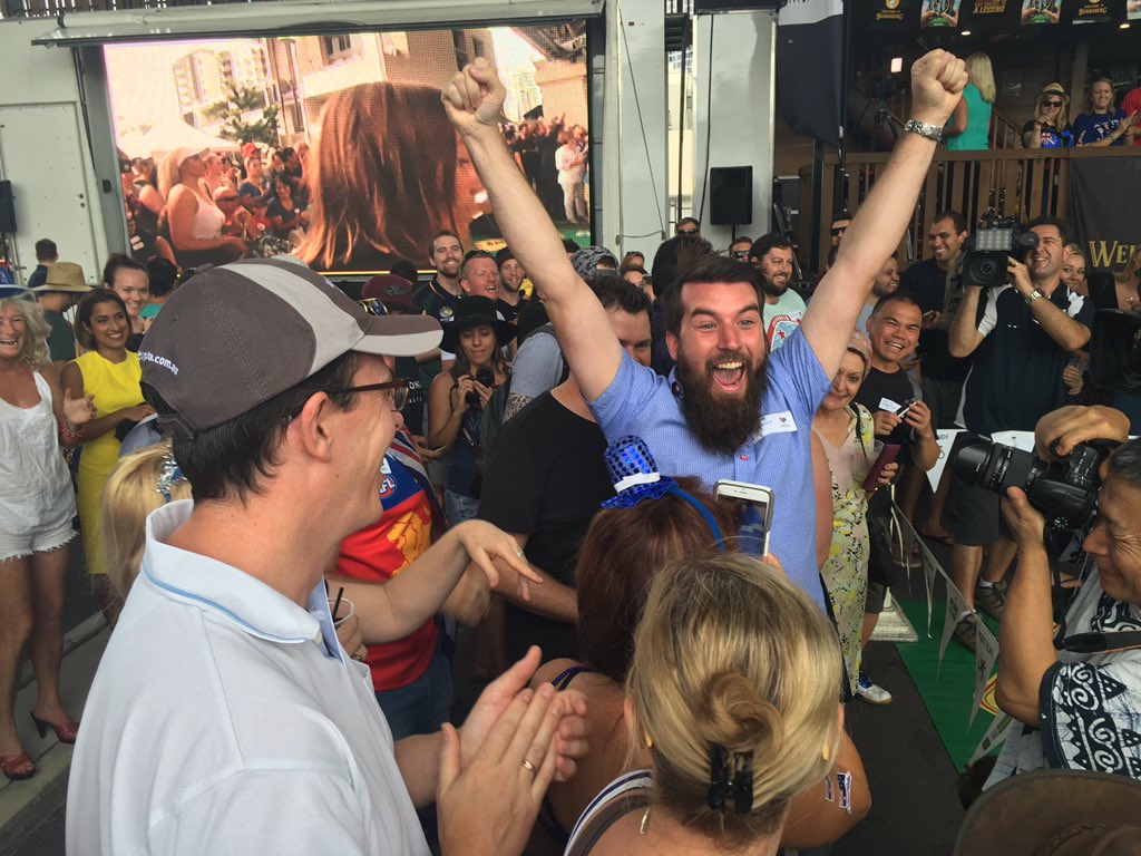 Australia Day: Lucky Irish beginner takes out win at Brisbane's annual ...