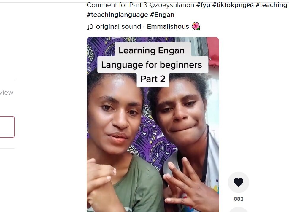 Young Papua New Guineans use Tik Tok to teach and preserve their ...