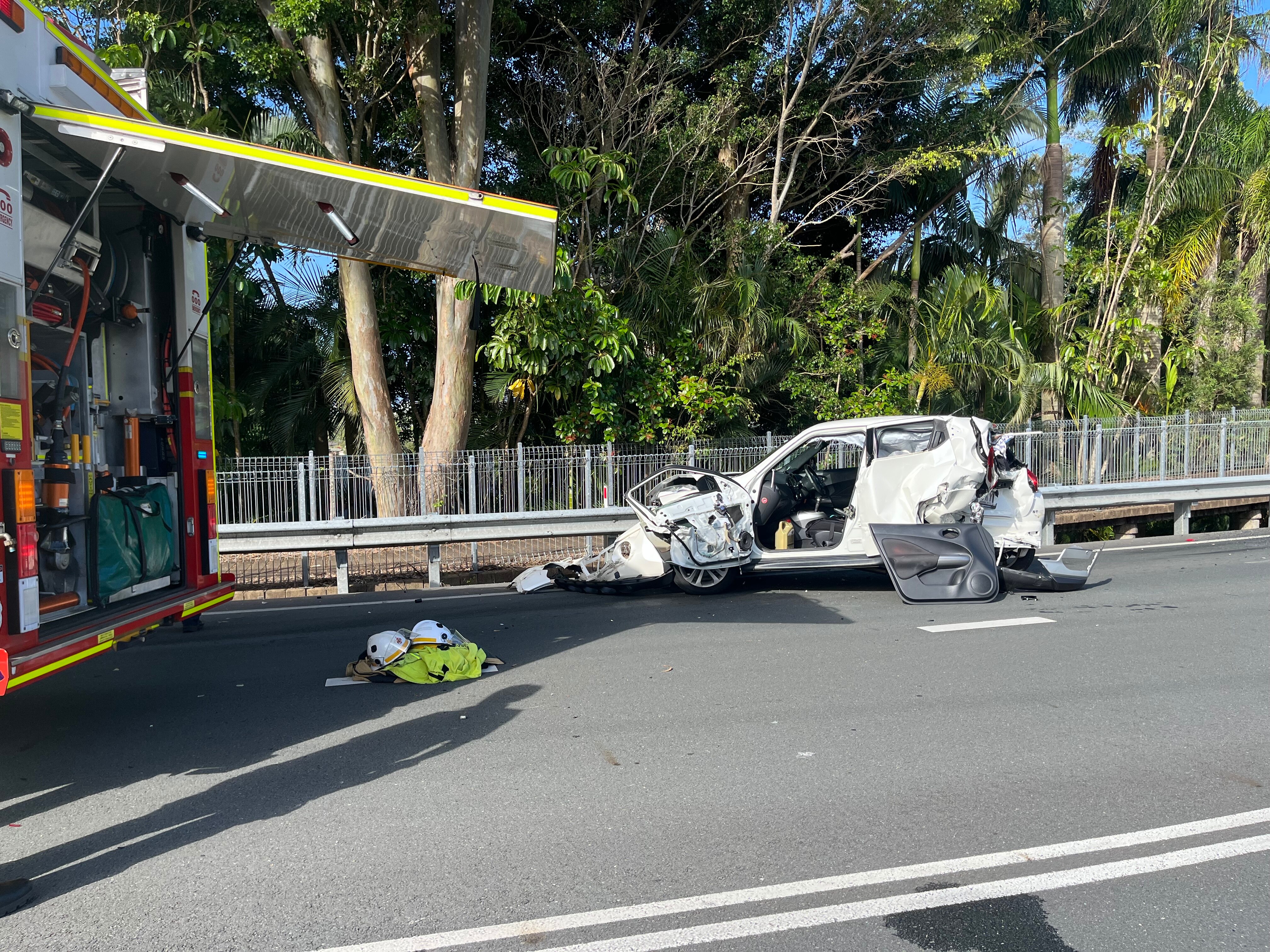 Two people killed after falling tree lands on car at Glasshouse ...