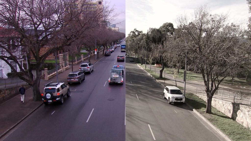 Before and after shots of SA emerging from week-long lockdown - ABC News